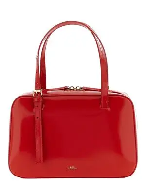 A.p.c. Virginie Box' Handbag - Red