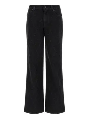 Balmain Diamond-shaped Jeans - Black