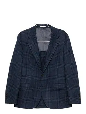 Brunello Cucinelli Wool Single-breasted Jacket - Multicolor