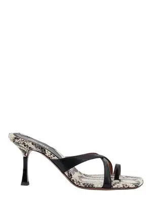 Paris Texas Lorena Leather Sandals - Multicolor