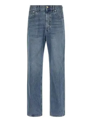 Gucci Délavé Effect Denim Jeans - Blue