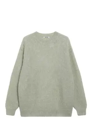 Auralee Mohair-blend Sweater - Green