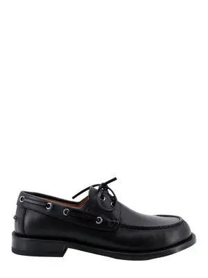 Dior Leather Loafers Black