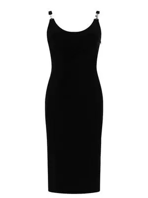 Versace Sleeveless Midi Dress - Black