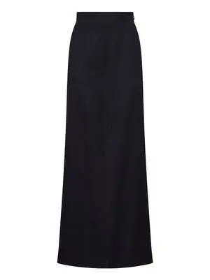 MAISON MARGIELA MAISON MARGIELA Virgin Wool Straight Maxi Skirt Multicolor