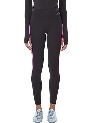 Balenciaga High Waist Leggings - Brown