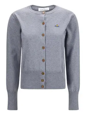 VIVIENNE WESTWOOD Bea Cotton Cardigan - Gray