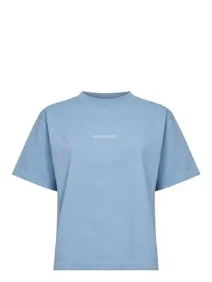 Balenciaga Medium Fit Logo T-shirt - Multicolor