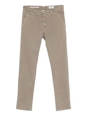 Jacob Cohen Slim Fit Cotton Trousers - Multicolor