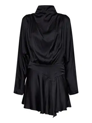 Isabel Marant Étoile ISABEL MARANT Satin Draped Mini Dress Multicolor