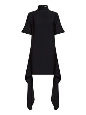Alaïa ALAÏA Viscose Asymmetric T-shirt Mini Dress Multicolor