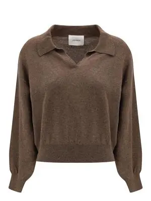 LISA YANG Cashmere V-neck Sweater - Brown