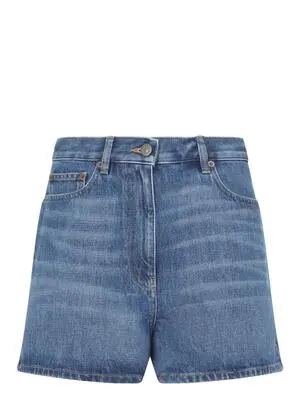 Valentino Garavani Denim Shorts - Blue