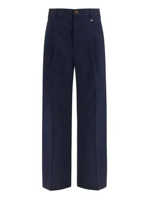 VIVIENNE WESTWOOD Rafael Wide-leg Virgin Wool Pants - Blue