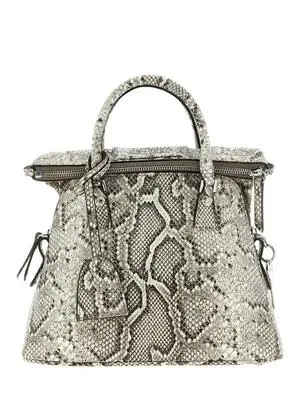 MAISON MARGIELA 5ac Classique' Mini Shoulder Bag - Gray