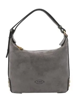 TOD'S Tod's Women Mini Metal Dots Handbag Gray