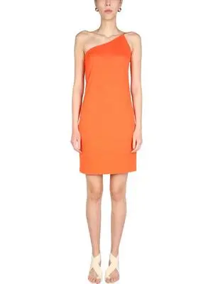 Dsquared2 One-shoulder Dress - Orange