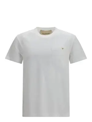 Valentino Garavani Cotton Vlogo T-shirt - White