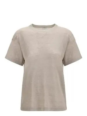 Brunello Cucinelli Crewneck Short-sleeve T-shirt - Cream