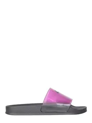 GIUSEPPE ZANOTTI Slide Sandals With Logo - Pink