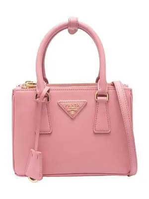 Prada Prada Women Galleria Saffiano Leather Mini Bag Multicolor
