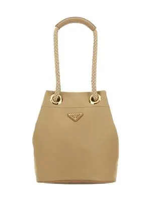 Prada Sand Re-nylon Mariner Bucket Bag - Brown