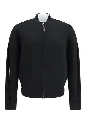 Givenchy Stretch Wool-blend Cardigan - Black