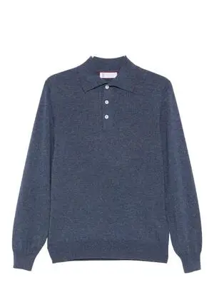 Brunello Cucinelli Cashmere Polo Shirt - Multicolor