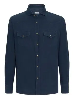 Brunello Cucinelli Cotton Shirt - Multicolor