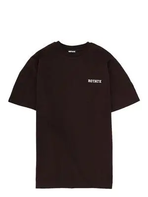 ROTATE BY BIRGER CHRISTENSEN Logo T-shirt - Brown