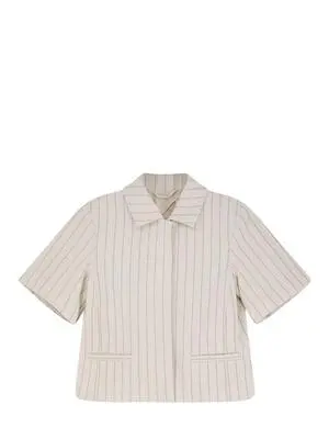 Max Mara Mxmangio Cotton Blazer - Multicolor