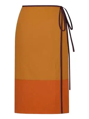 Saint Laurent Nylon Pencil Skirt - Multicolor