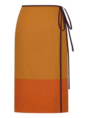 Saint Laurent Nylon Pencil Skirt - Multicolor