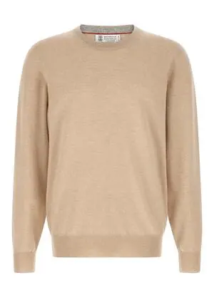 Brunello Cucinelli BRUNELLO CUCINELLI Cashmere Sweater Cream