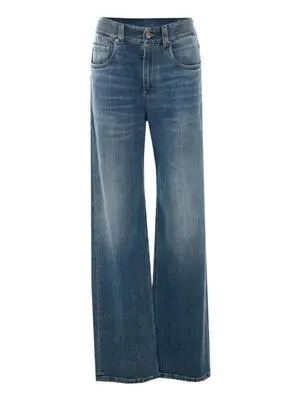 Brunello Cucinelli Straight-leg Jeans - Blue