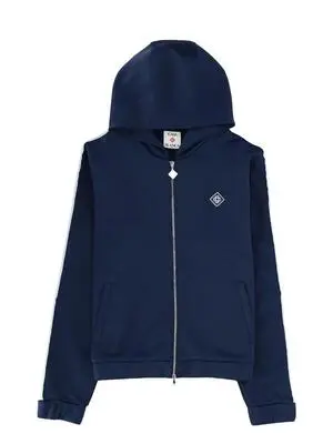 Casablanca Zipper Hoodie - Blue
