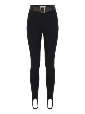 SELF-PORTRAIT Knit Stirrup Leggings - Multicolor