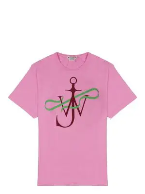 JW Anderson T-shirt Con Logo - Pink