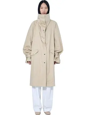 TOTEME Oversized Cotton Trench - Cream