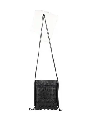 Hereu Leather Crossbody Bag - Black