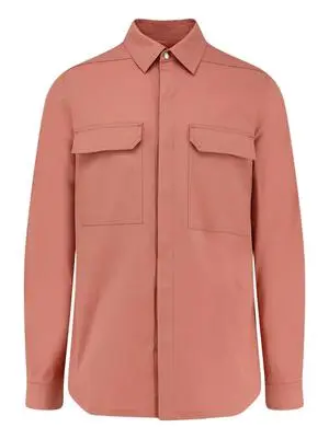 Rick Owens Organic Cotton Shirt - Red