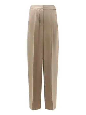 Max Mara Silk Wide Leg Trousers - Multicolor