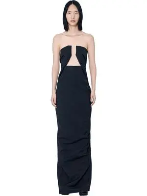 Rick Owens Prong Gown - Black