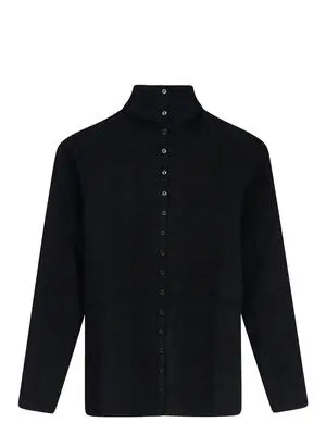 TOTEME Viscose Blend Cardigan - Black