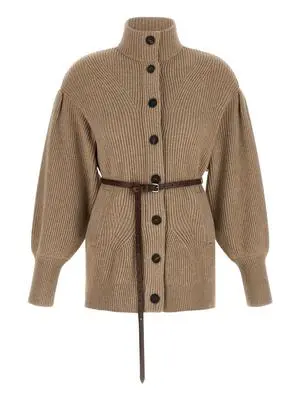 BRUNELLO CUCINELLI BRUNELLO CUCINELLI English Half-Ribbed Cardigan