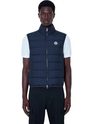 Moncler Contrin Down Gilet - Blue
