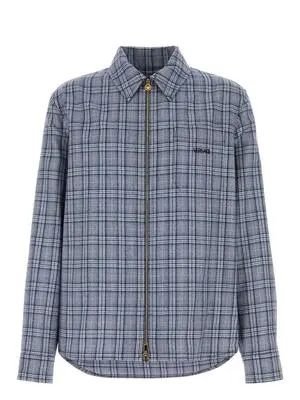 Versace Embroidered Wool Shirt - Multicolor