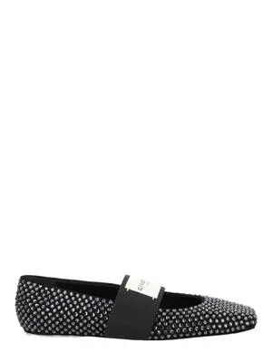 Givenchy Sliced Square Ballerina Flats - Black