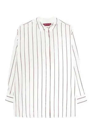 Gucci Jacquard Silk Shirt - Multicolor