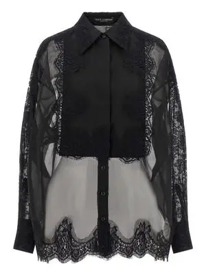 DOLCE & GABBANA DOLCE & GABBANA Cashmere Organza Shirt